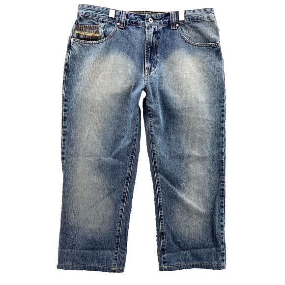 Diesel | Jeans | Vintage Diesel Jeans Mens 36x24 Baggy Wide Leg Crop ...